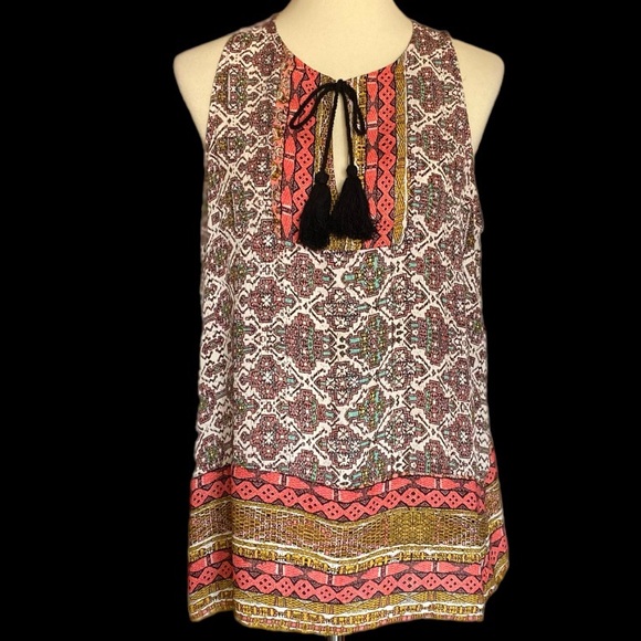 Red Haute | Tops | Host Pick Nwt Red Haute Tassel Tank | Poshmark